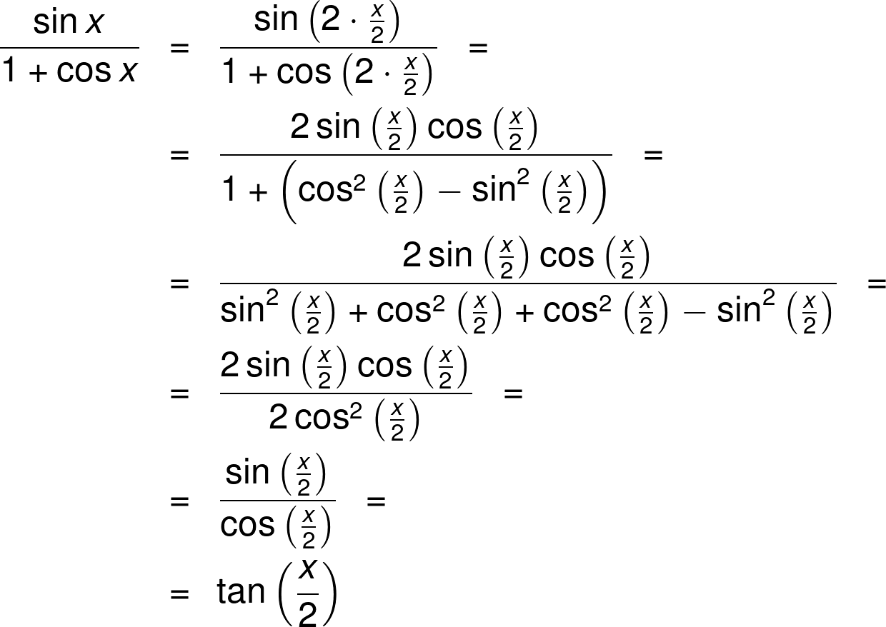 Half Angle Calculator